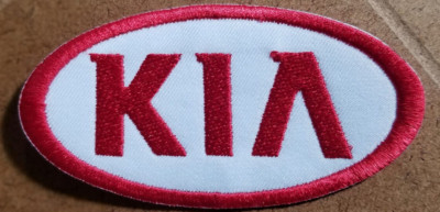 KIA Embroidered Patch approx 1.75x3.5" | eBay