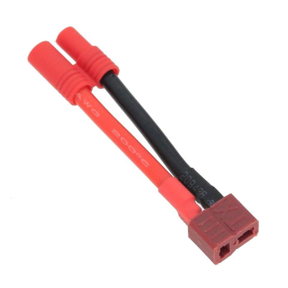 HXT 3.5mm Female Jack to Deans Nylon T Plug Female cable 12AWG 5CM wire ...