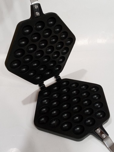 Bubble Waffle Iron, Hexagonal Clamshell Waffle Maker | eBay
