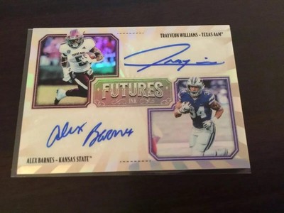2019 Panini Legacy Alex Barnes Trayveon Williams Dual Autograph Futures ...