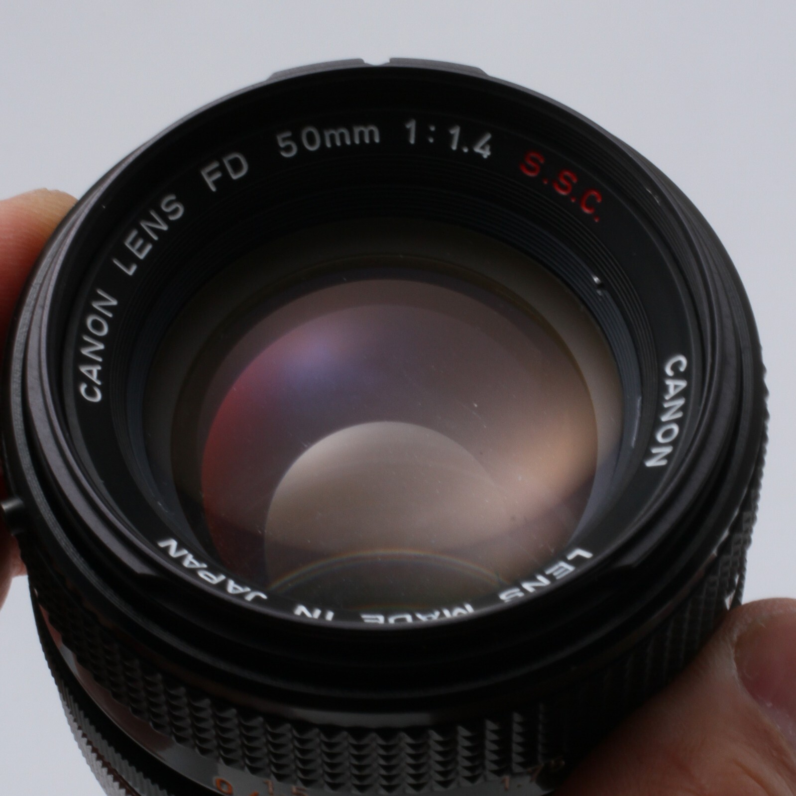 【Excellent】Canon FD 50mm f/1.4 Lens S.S.C. MF Lens Refurbished Tested ...