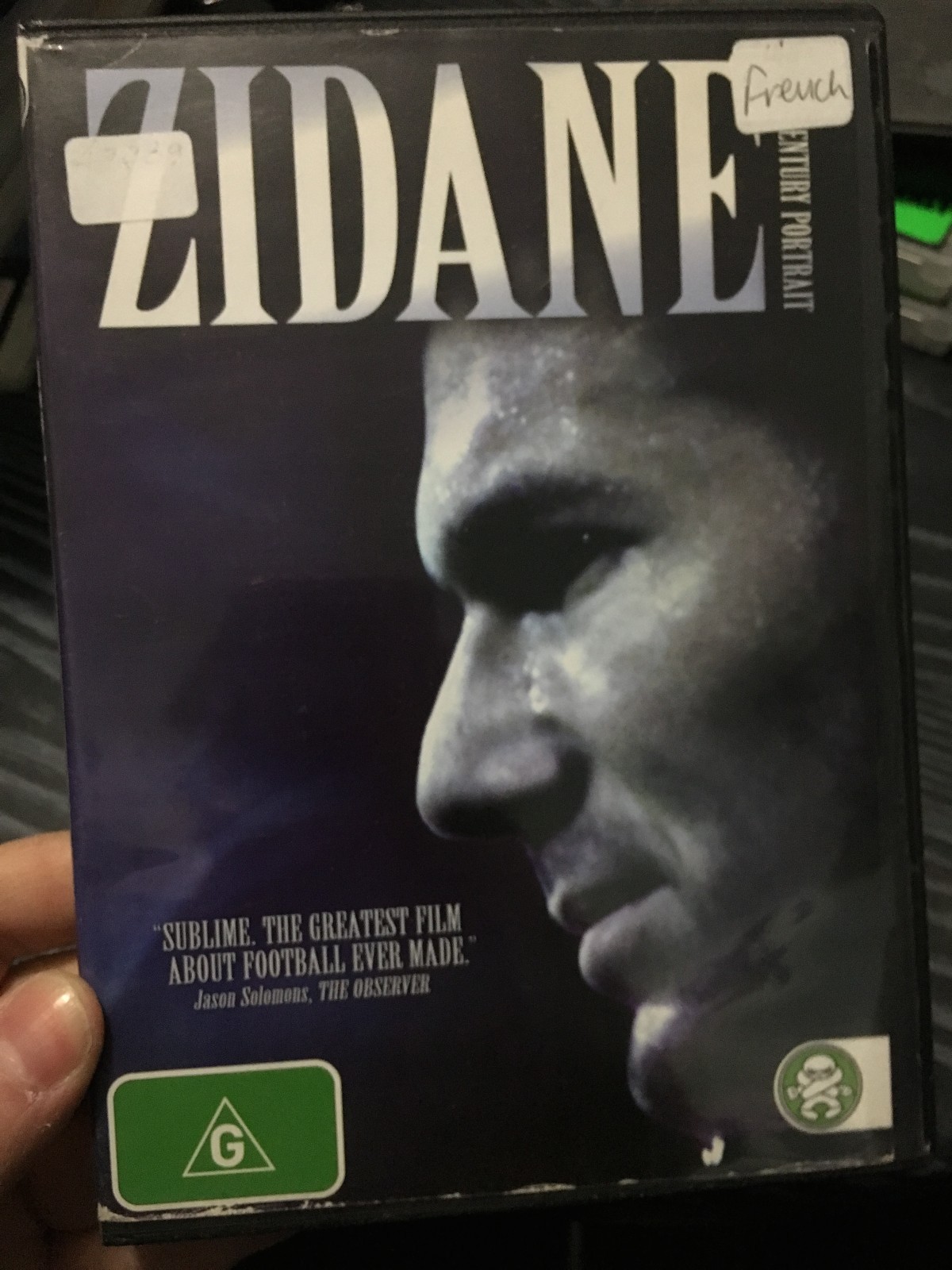 Zidane A 21st Century Portrait ex-rental region 4 DVD (2006 documentary ...