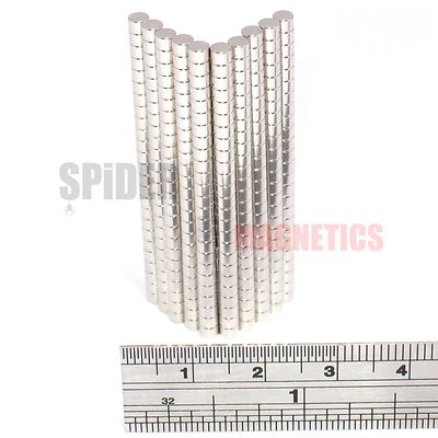 Tiny Strong N52 Magnets 3x2 mm Neodymium Disc Small Craft Magnet 3mm ...