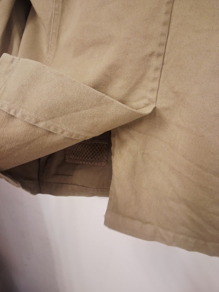 Vintage Orvis Zambezi Field Jacket Men's L Heavy Canvas Leather Elbow ...