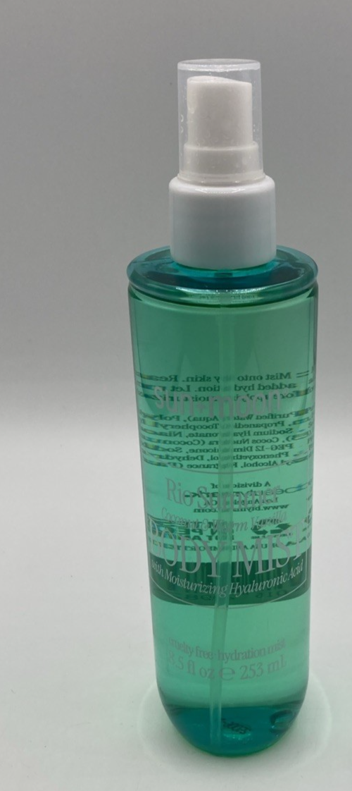 Sun + Moon Rio Summer Coconut & Warm Vanilla Body Mist with Hyaluronic ...