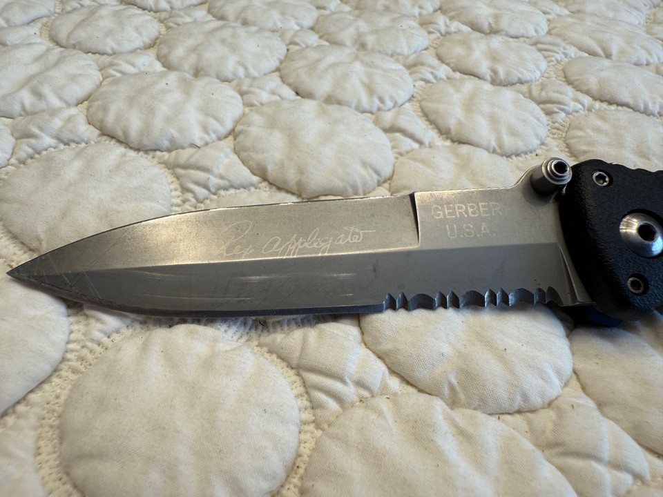 GERBER COMBAT FOLDER Applegate Fairbairn 5 1/4” Folding Tactical Knife ...