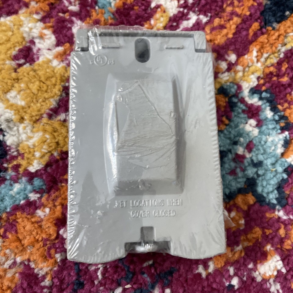 Orbit 1C-U 1-Gang Universal Weatherproof Outdoor Cover Plate Hinged ...