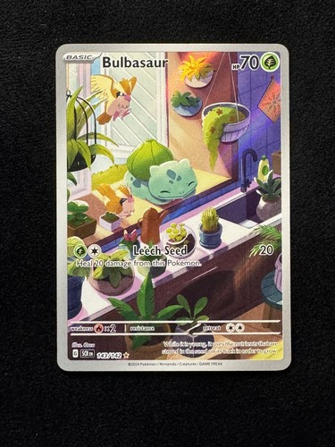 Bulbasaur 143/142 Stellar Crown Illustration Rare | eBay