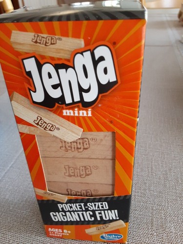 Jenga Mini Game Hasbro Gaming Pocket Sized Ages 6+ | eBay