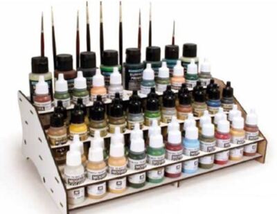 Front Module Paint Display Stand (Holds 60 Bottles & Brushes) | eBay