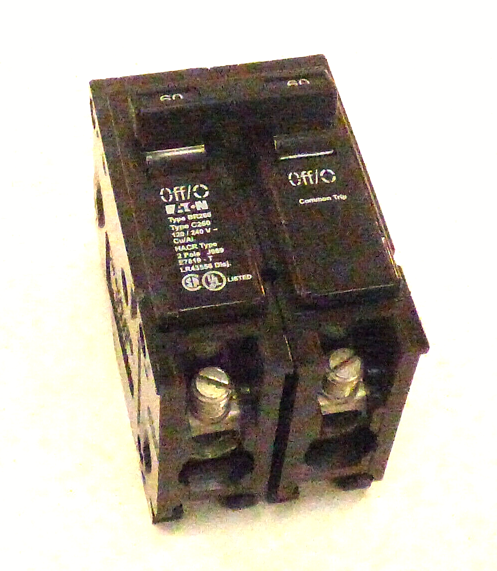 Cutler-Hammer Eaton BR260 2 Pole 120/240V 60 Amp Circuit Breaker New | eBay