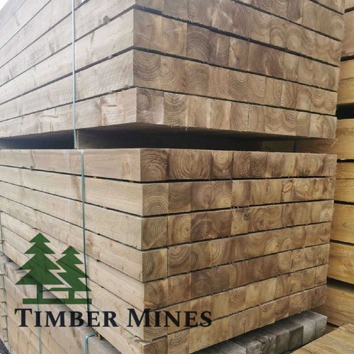 WOODEN GARDEN POSTS 75MM X 75MM X 3M ONLY £10 ea. COLLECTION ONLY ...