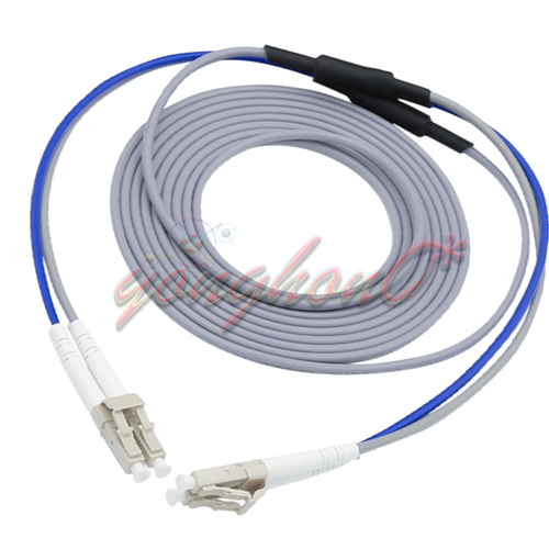 10M Armored Cable Fiber Patch Cord LC to LC UPC Pigtail Multi-Mode ...