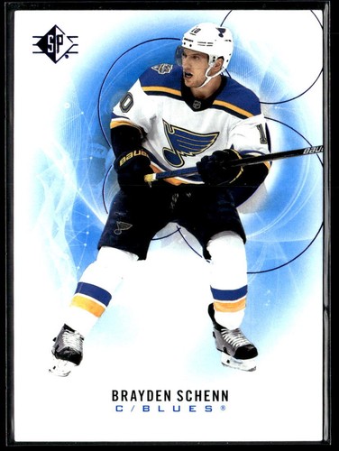 2020-21 SP #99 Brayden Schenn Blue St. Louis Blues | eBay