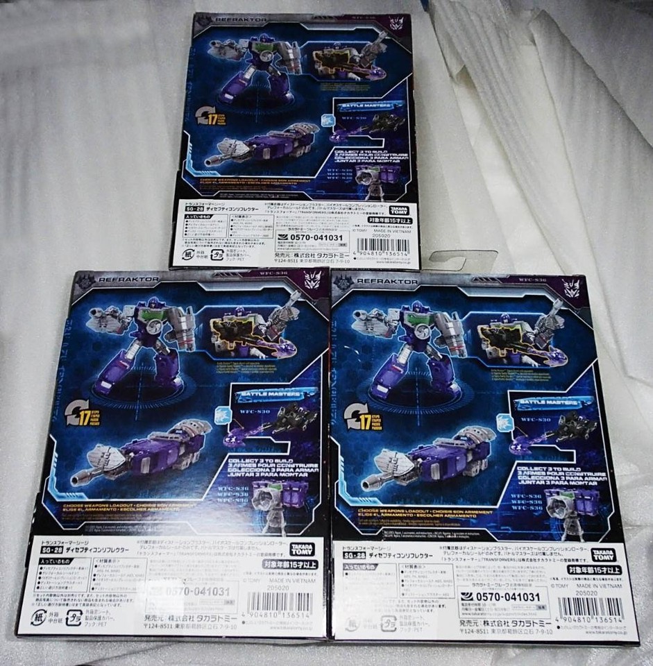 Transformers Siege Reflector 3-Pack Set G1 Decepticon Figures Unopened ...