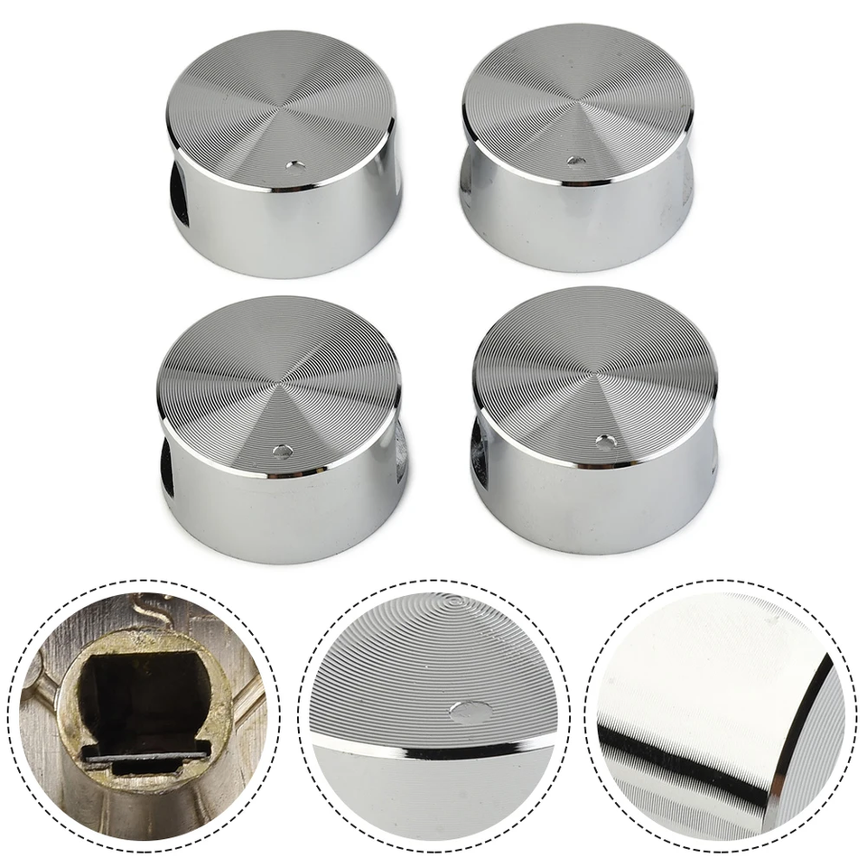4 Pcs Hob Knobs Replacement Gas Stove Kitchen Burner Electric Range ...