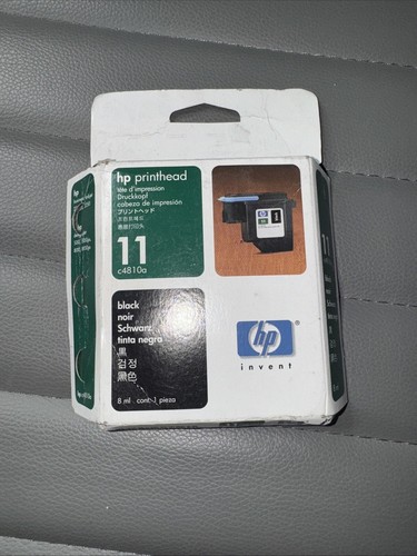 HP C4810A Genuine Printhead HP 11 Black Printhead in Box Expired ...