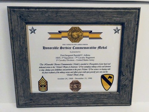 Military Commemorative~ Honorable Service Commemorative Medal ...