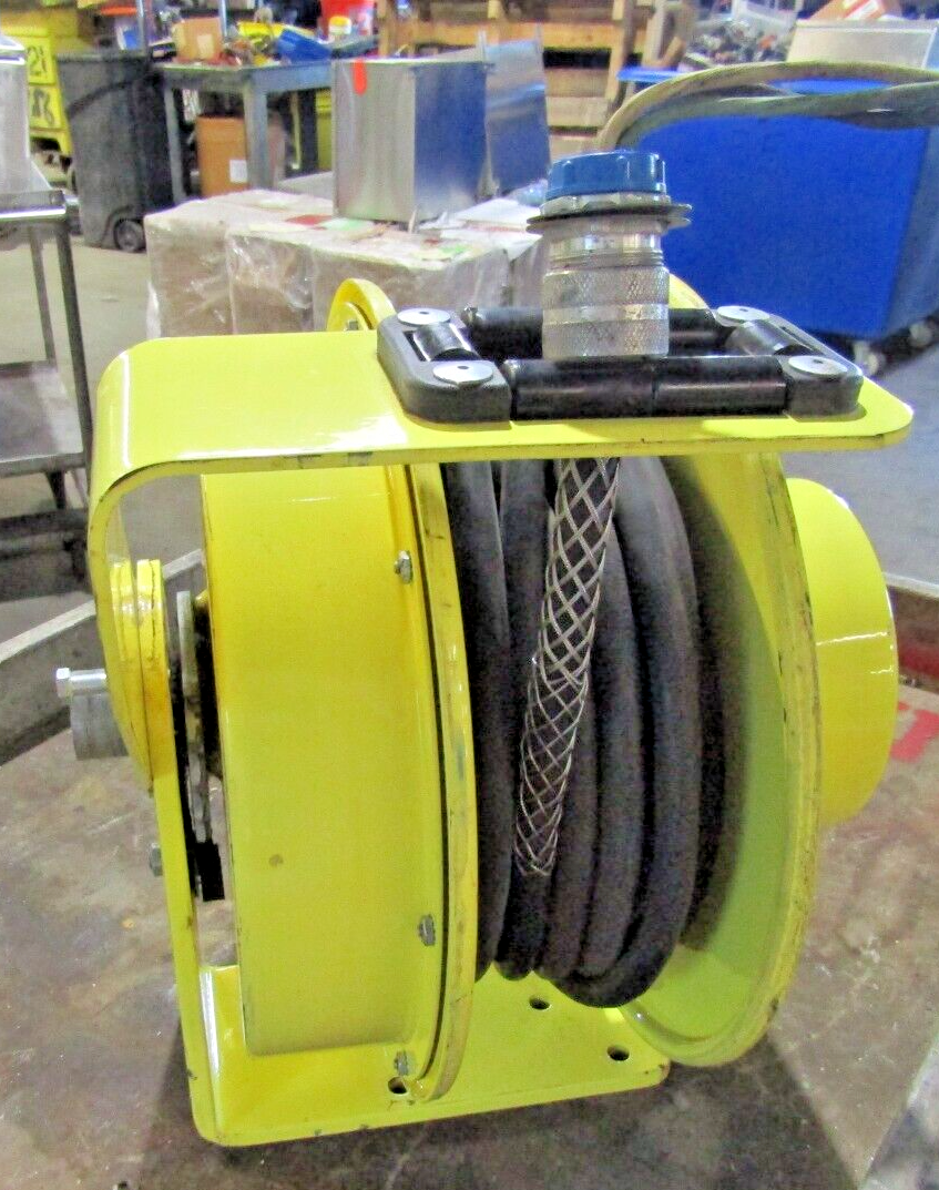 🔥INSUL 8 50' X 1/2" CABLE HOSE REEL 600V 20A 12000W SOW-A 12/3 90º ...