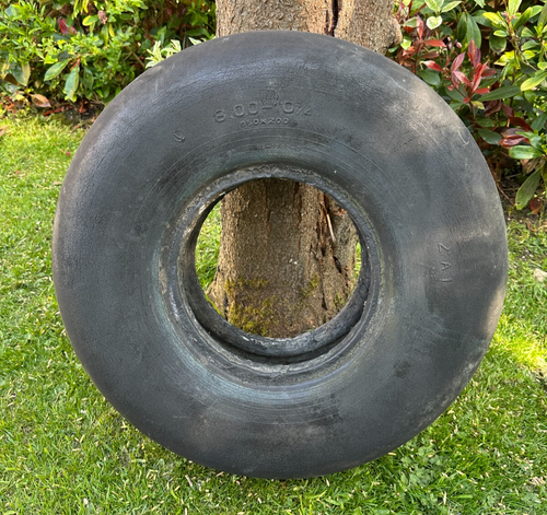 WW2 RAF SPITFIRE MAIN WHEEL TYRE, 8.00 X 10 1/4, BATTLE OF BRITAIN ...