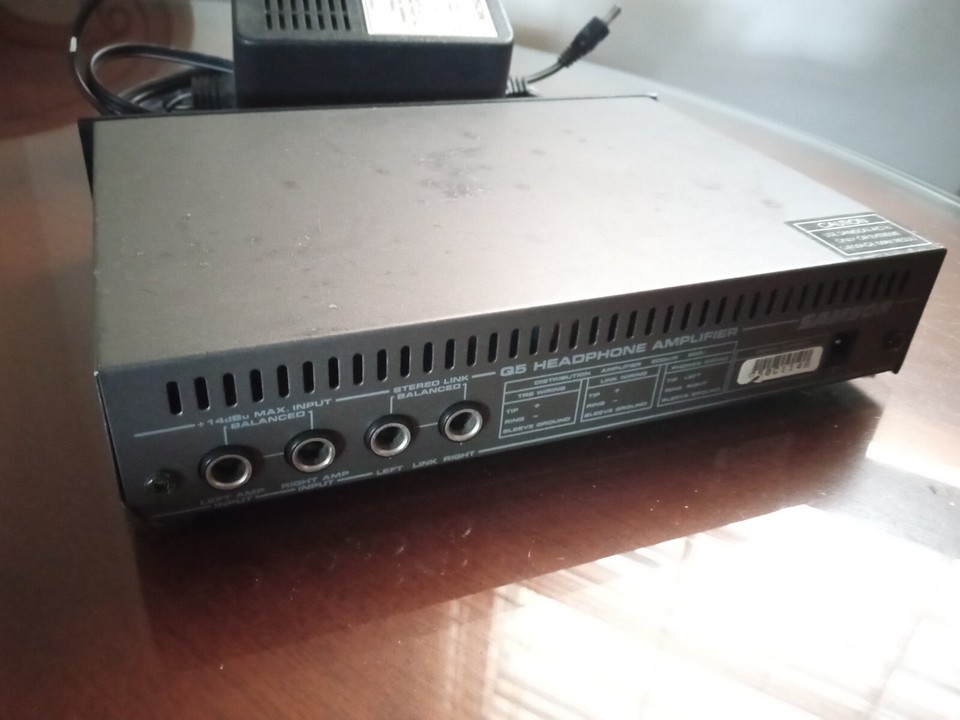 Samson Q5 5 Channel Headphone Amplifier & Samson Power Cord | eBay