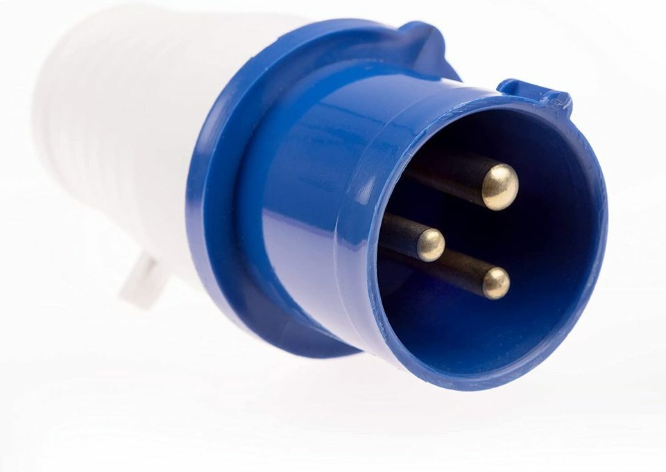 Caravan Hook Up Adapter 230V UK Mains Conversion Plug Connector Lead ...