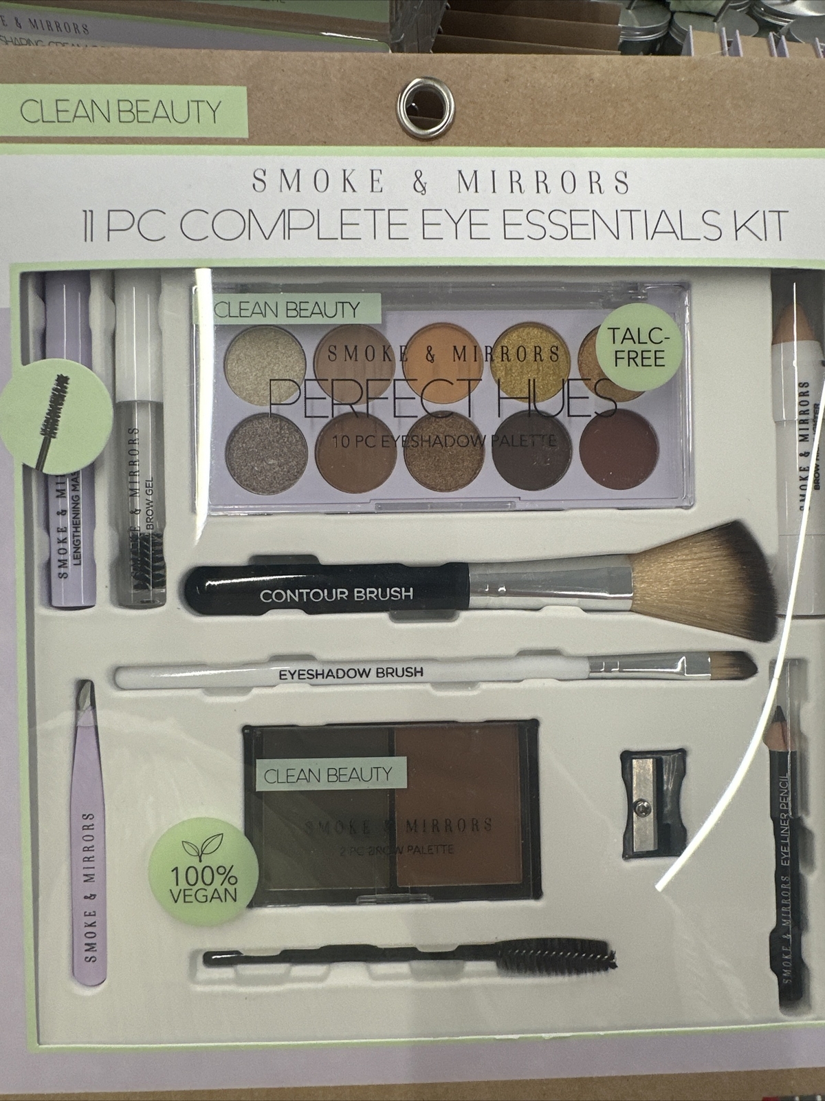 Smoke And Mirrors 11 PC Complete Eye Essentials Makeup Kit 100% Vegan ...