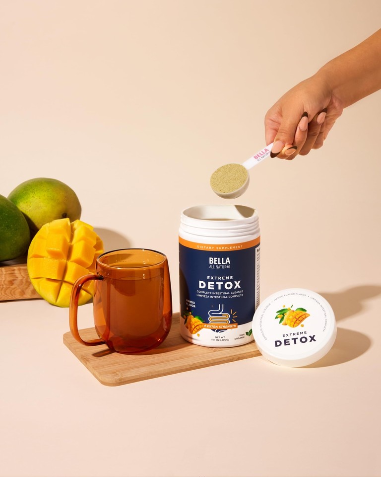 Bella All Natural Detox Powder Mango Flavor | eBay