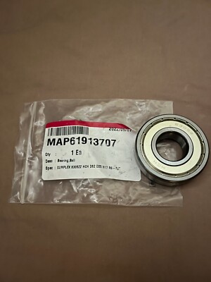 New Genuine OEM MAP61913707 LG Washing Machine Rear Ball Bearing | eBay