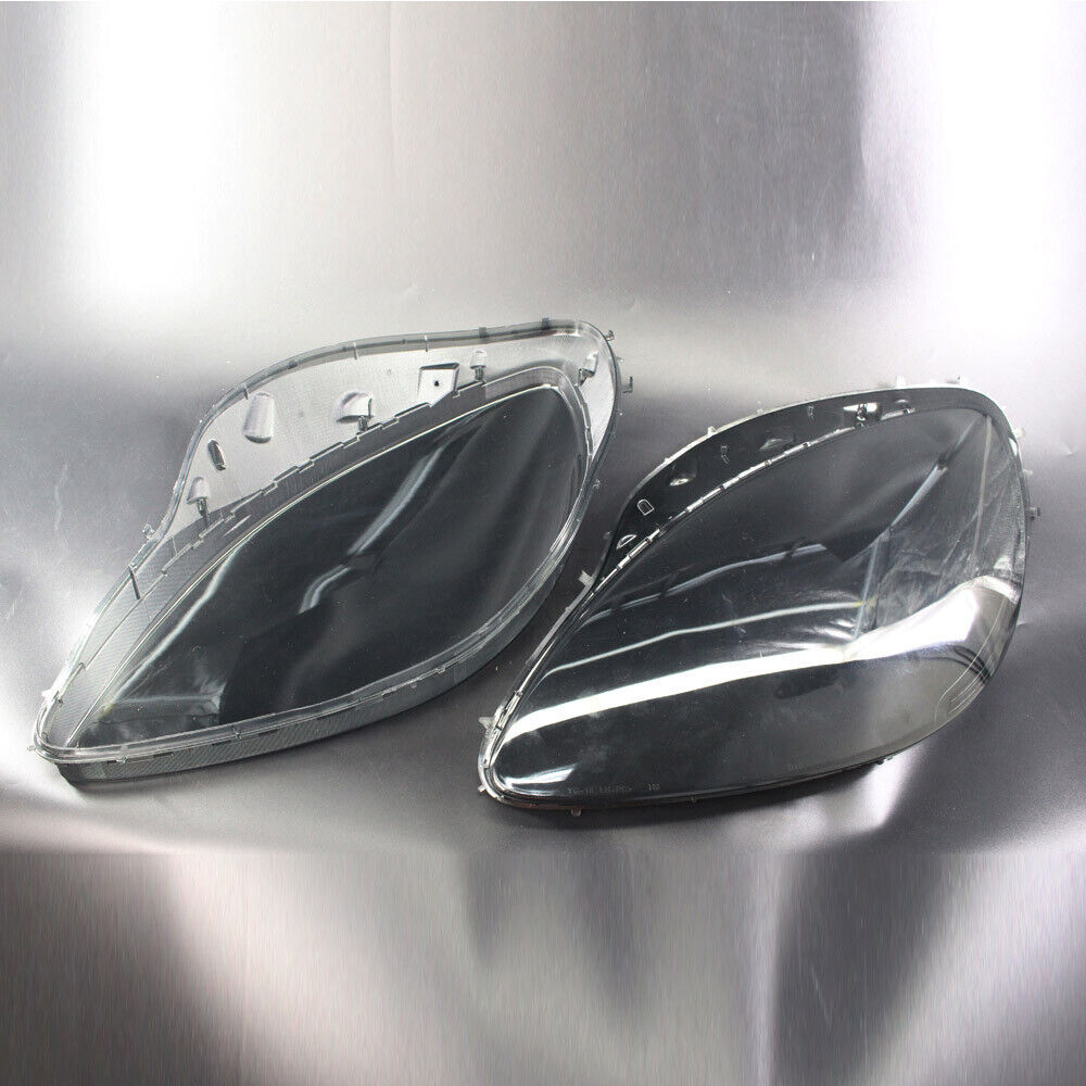 Pair For Corvette C6 2005-2013 Headlight Headlamp Smoked Lens Cover ...