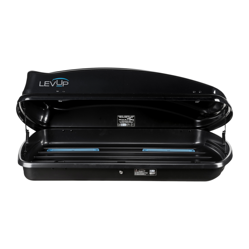 Dachbox LEVUP Space 330 + Dachträger Menabo Sherman für Hyundai Tucson Typ JM | eBay.de