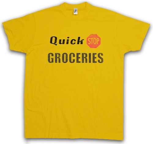 QUICK STOP GROCERIES T-SHIRT Clerks Grocery Sign Insignia Logo Company ...