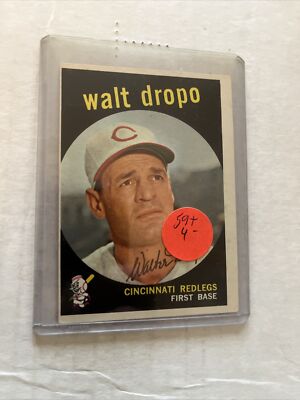 1959 Walt Dropo Cincinnati Redlegs Topps Baseball Card #158 | eBay