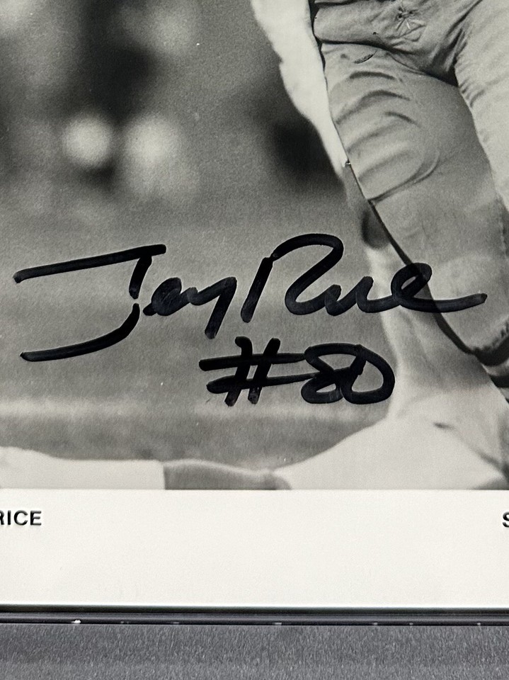 JERRY RICE Autograph AUTO 8x10 Sealed JSA & PSA/DNA SLABBED Photo 🔥 PSA ...