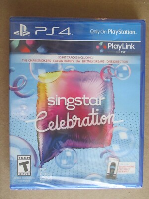 Singstar Celebration (Sony Playstation 4, 2017) PS4 Brand New Factory ...