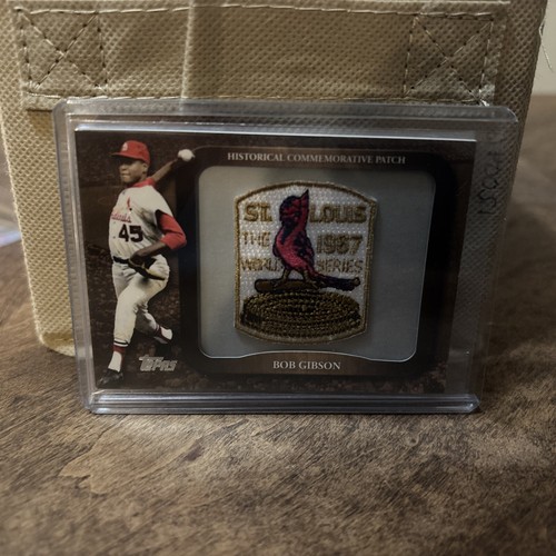 2009 Topps "Legends Commemorative Patch"~BOB GIBSON '67👑CARDINALS LPR ...
