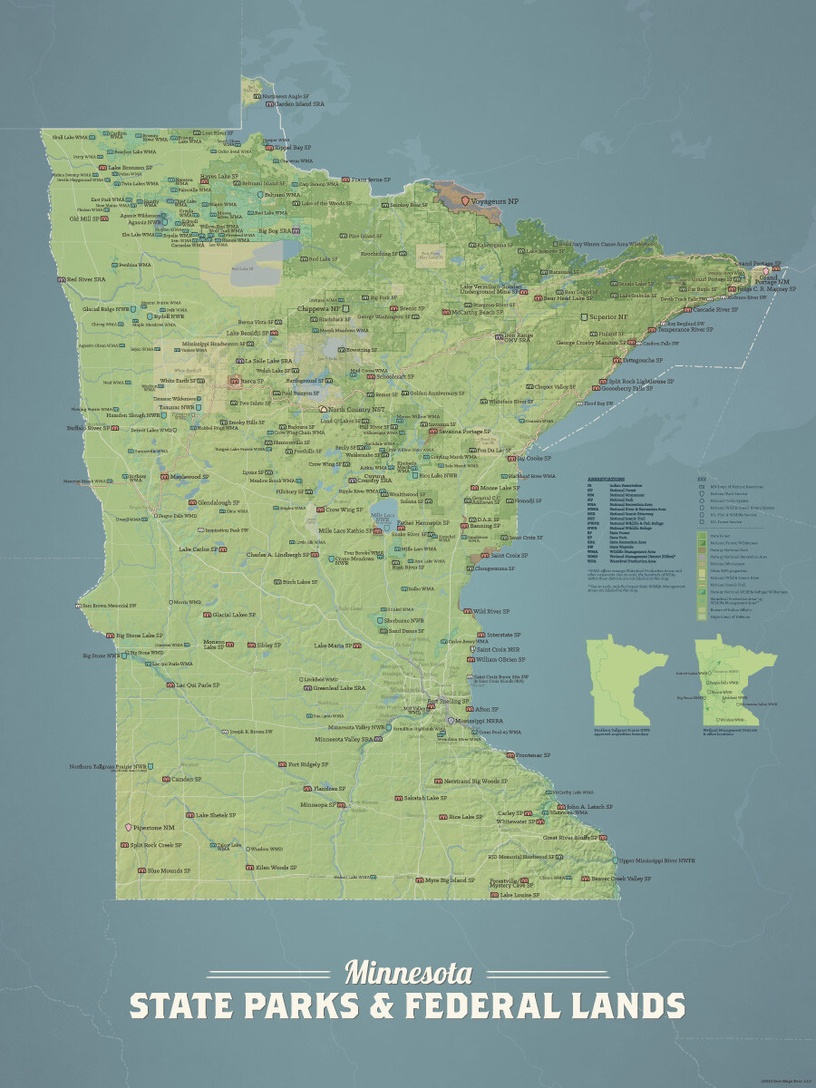 Minnesota State Parks Map