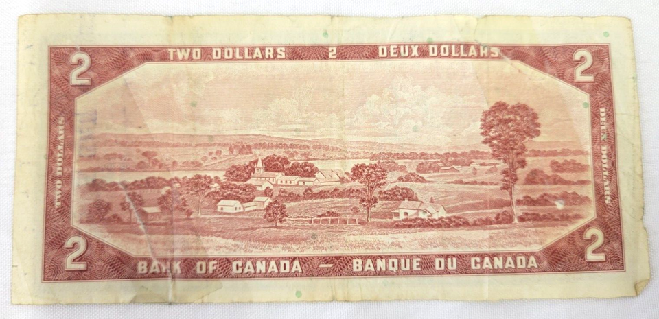 1954 - Canada Two Dollar Bill - $2 Canadian Note , The Queen, 1 Note | eBay