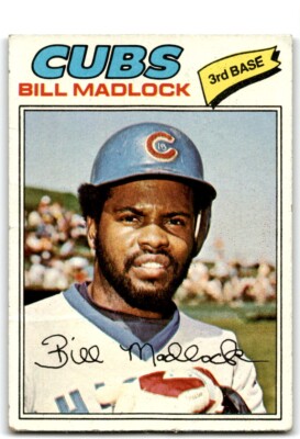 1977 TOPPS BILL MADLOCK CHICAGO CUBS #250 | eBay