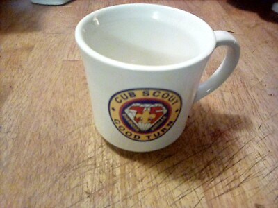 Vtg 1985 Cub Scout Diamond Jubilee Porcelain Coffee Cup Mug BSA | eBay