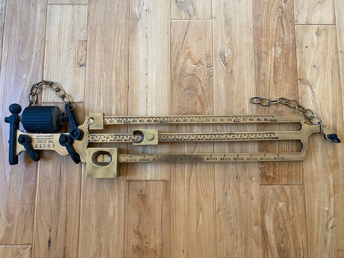 Antique Osgood Scale CO. Platform Scale Arm Brass | eBay