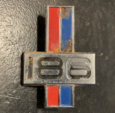 Vintage Chrome 186 Guard Badge for HK HT HG Kingswood Premier Monaro ...