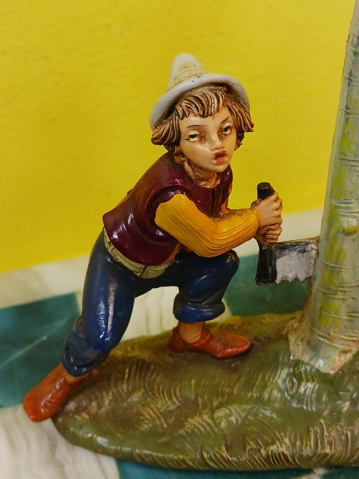 Fontanini Lumberjacks 6" Inch Vintage Figurine 295 Depose Italy ...
