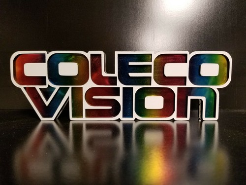 ColecoVision or multicolor shelf large sign for your gameroom(Atari ...