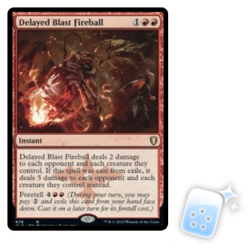 DELAYED BLAST FIREBALL (COMMANDER DECK) Commander Legends: Battle For ...