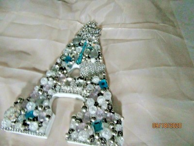 HAND CRAFTED BY GALE NEW/VINTAGE WALL INITIAL A 9"H x 5"+W | eBay