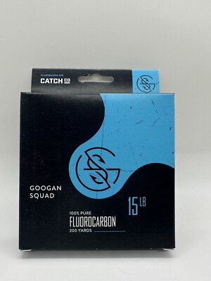 Googan Squad Fluorocarbon Line 15 LB 200 Yards Brand New clear | eBay