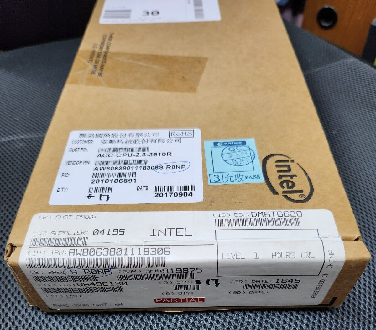 Intel SR0NP i7-3610QE 2.3GHz Quad Core Industrial Laptop Processor CPU ...