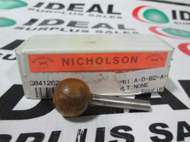 NICHOLSON FILE CO. 50189 Rotary 3/4" File - New In Box | eBay