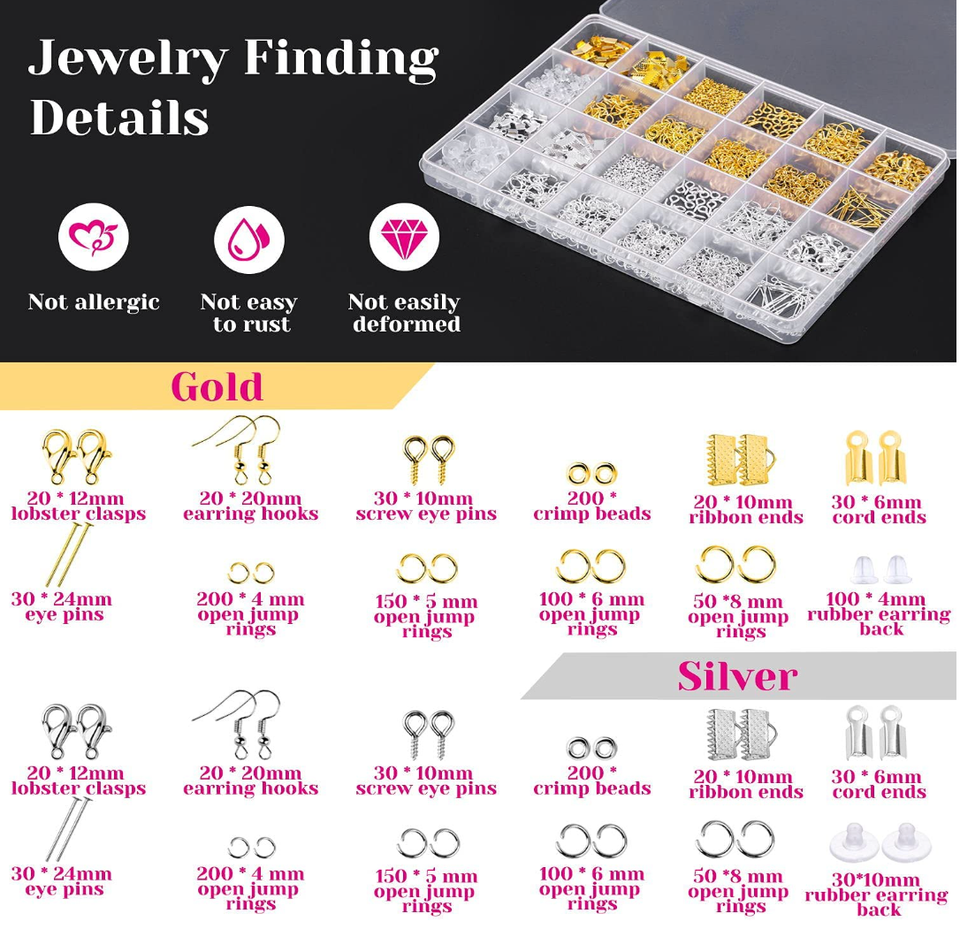 Jewelry Making Tools with Earring Charms Jewelry Wires Jewelry Repair ...